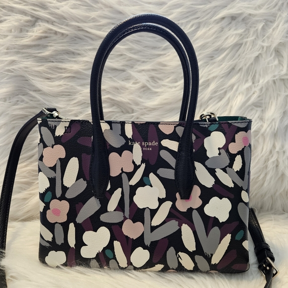 kate spade | Bags | Kate Spade Eva Fete Satchel Multi Floral Print ...